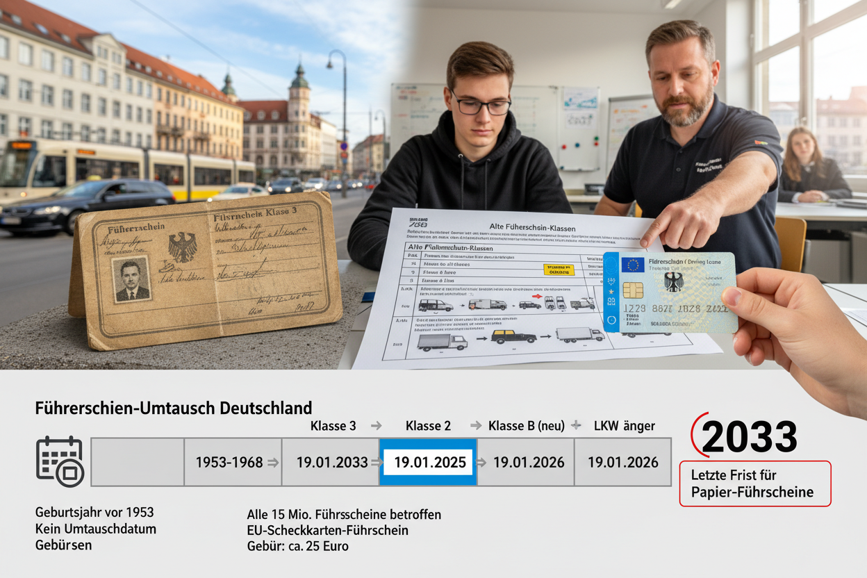 Der alte Führerschein Klasse 3: Was Sie 2025/2026 wissen müssen - WWDVH